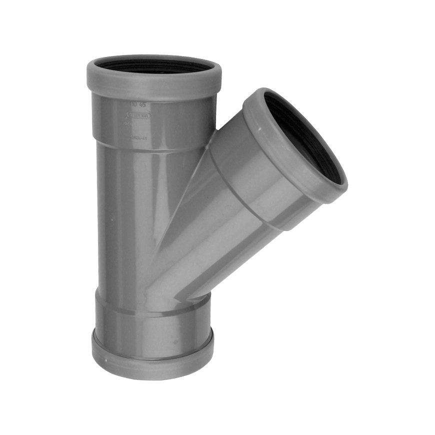 T-Stuk 45° | 250 mm, SN4 | Wildkamp.nl