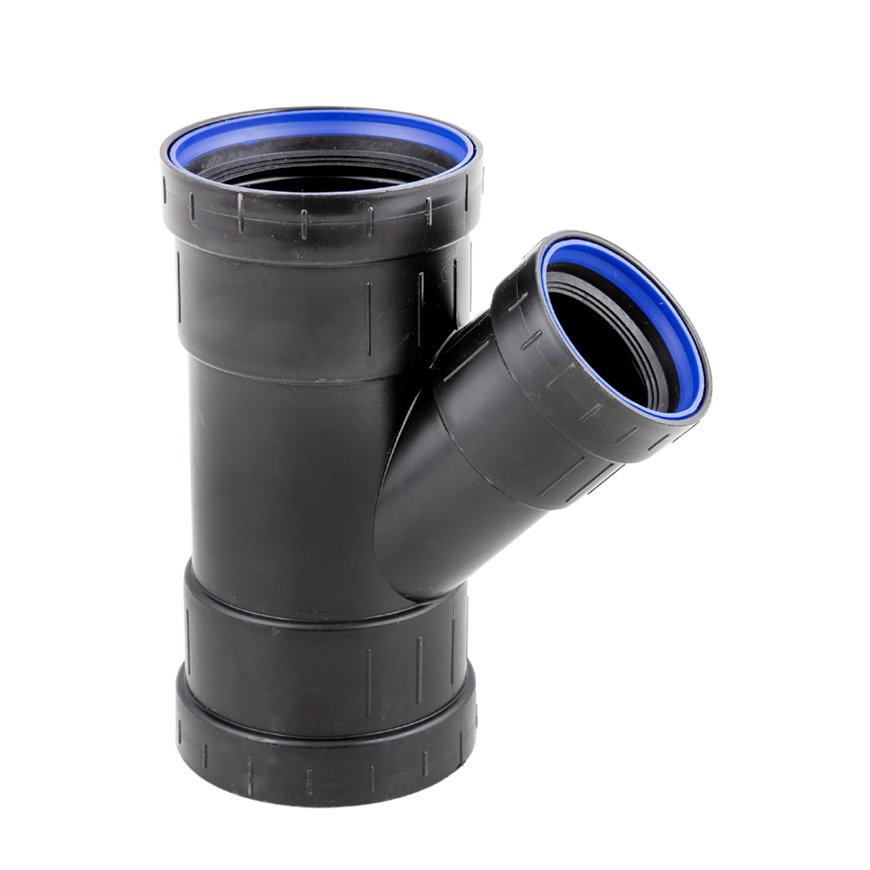 Verloop T-stuk 45° | 50 x 75 mm | Wildkamp.nl