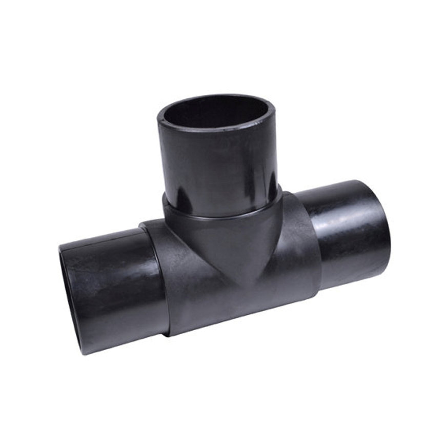 Wavin Monoline pe100 L T-stuk 90°, lange spie, 90 mm, SDR11, PN16 | Wildkamp.nl